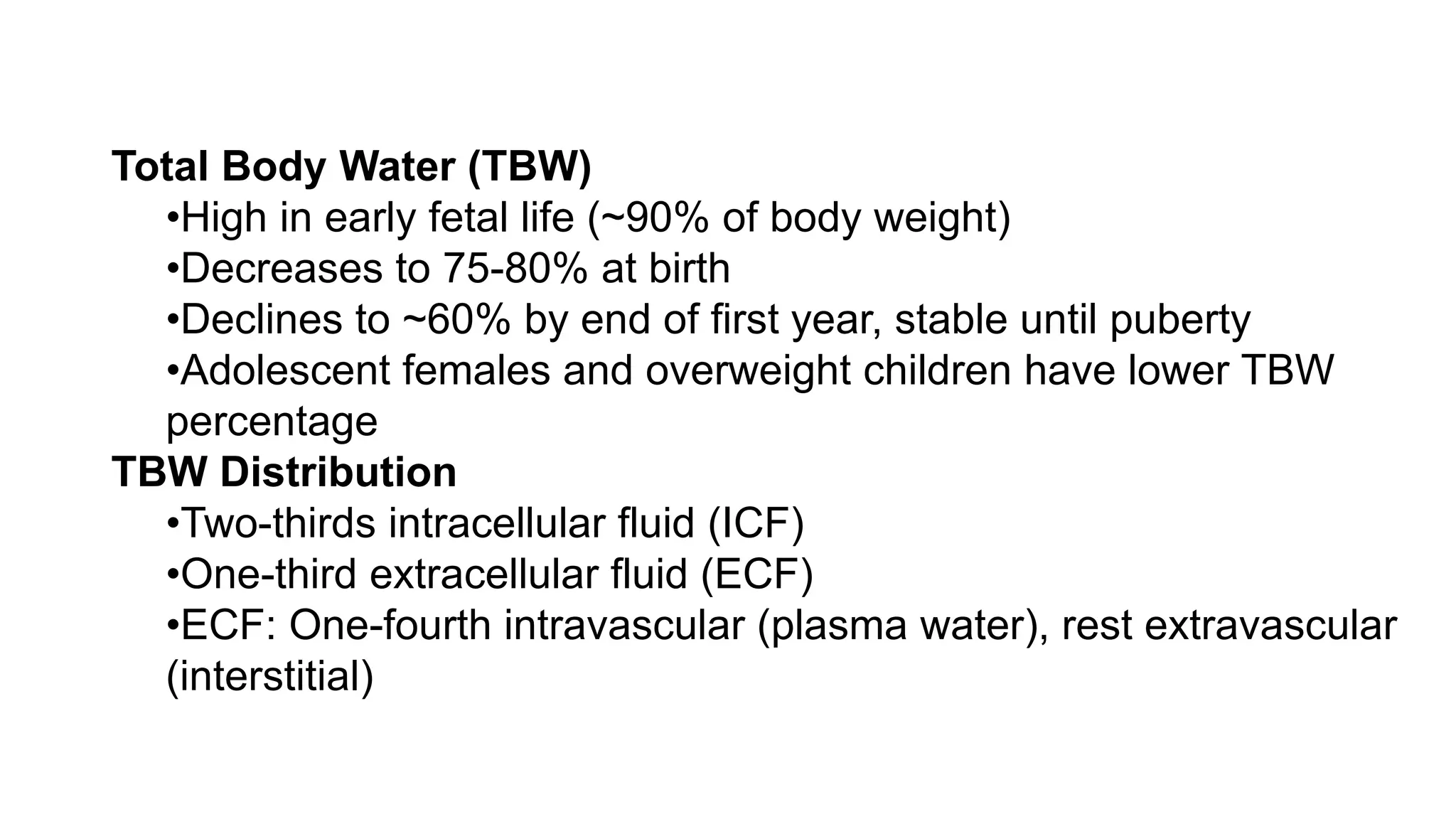 fluids in children maintenance therapy and normal | PPT