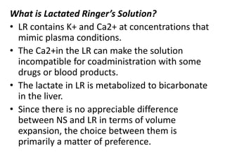 fluids and electrolytes Pediatric Course | PPT