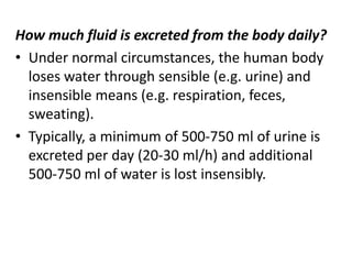 fluids and electrolytes Pediatric Course | PPT