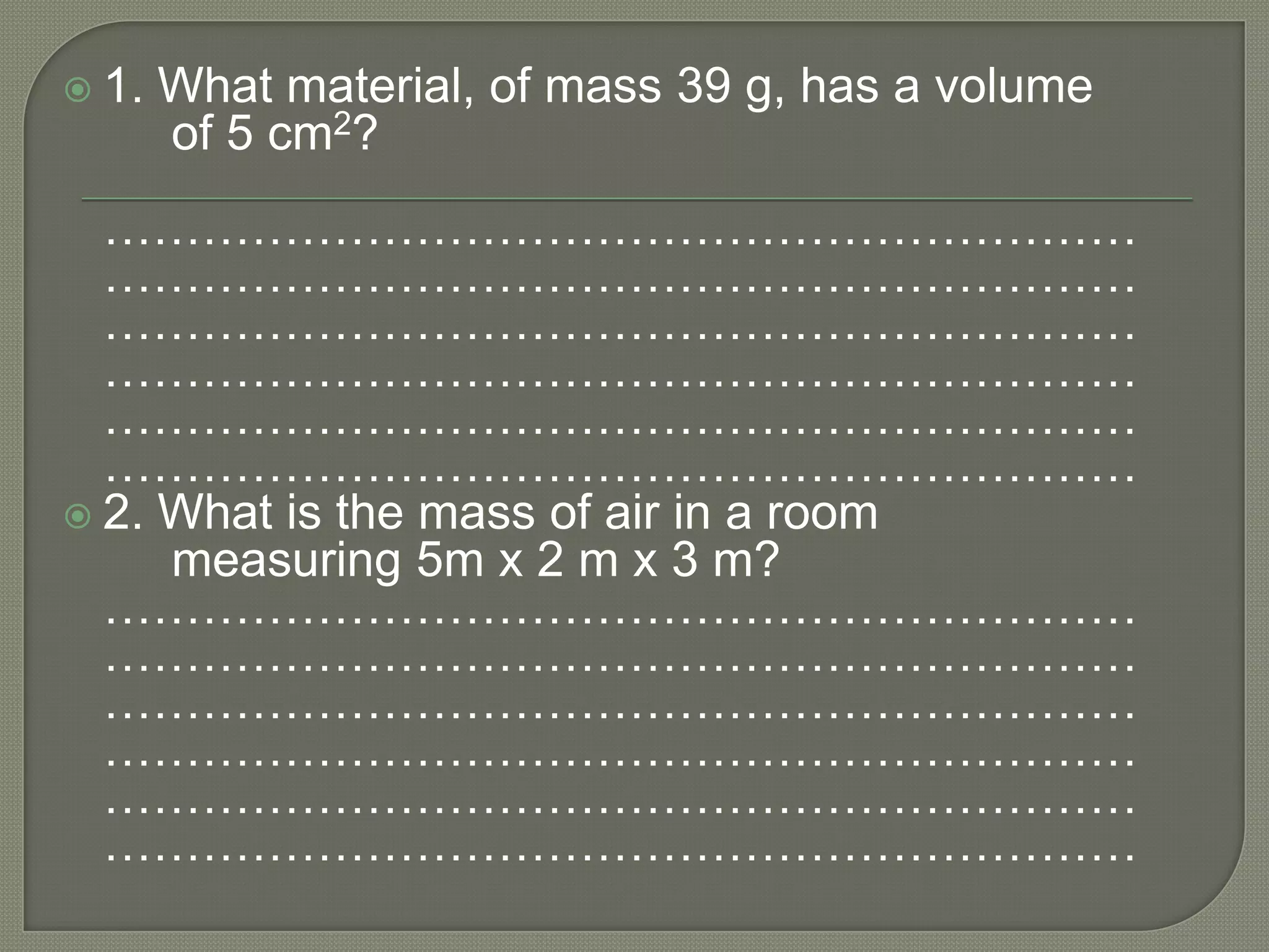 Fluids 11 density | PPT