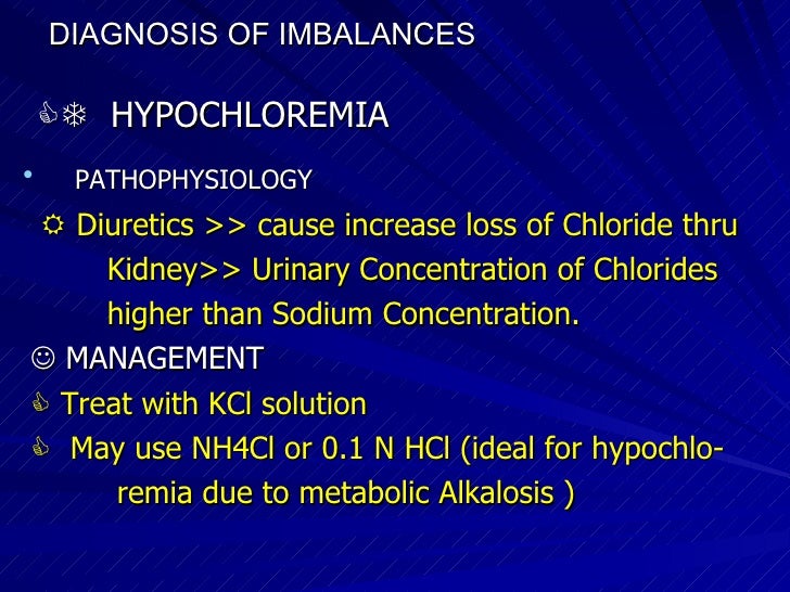 Fluids And Electrolytes