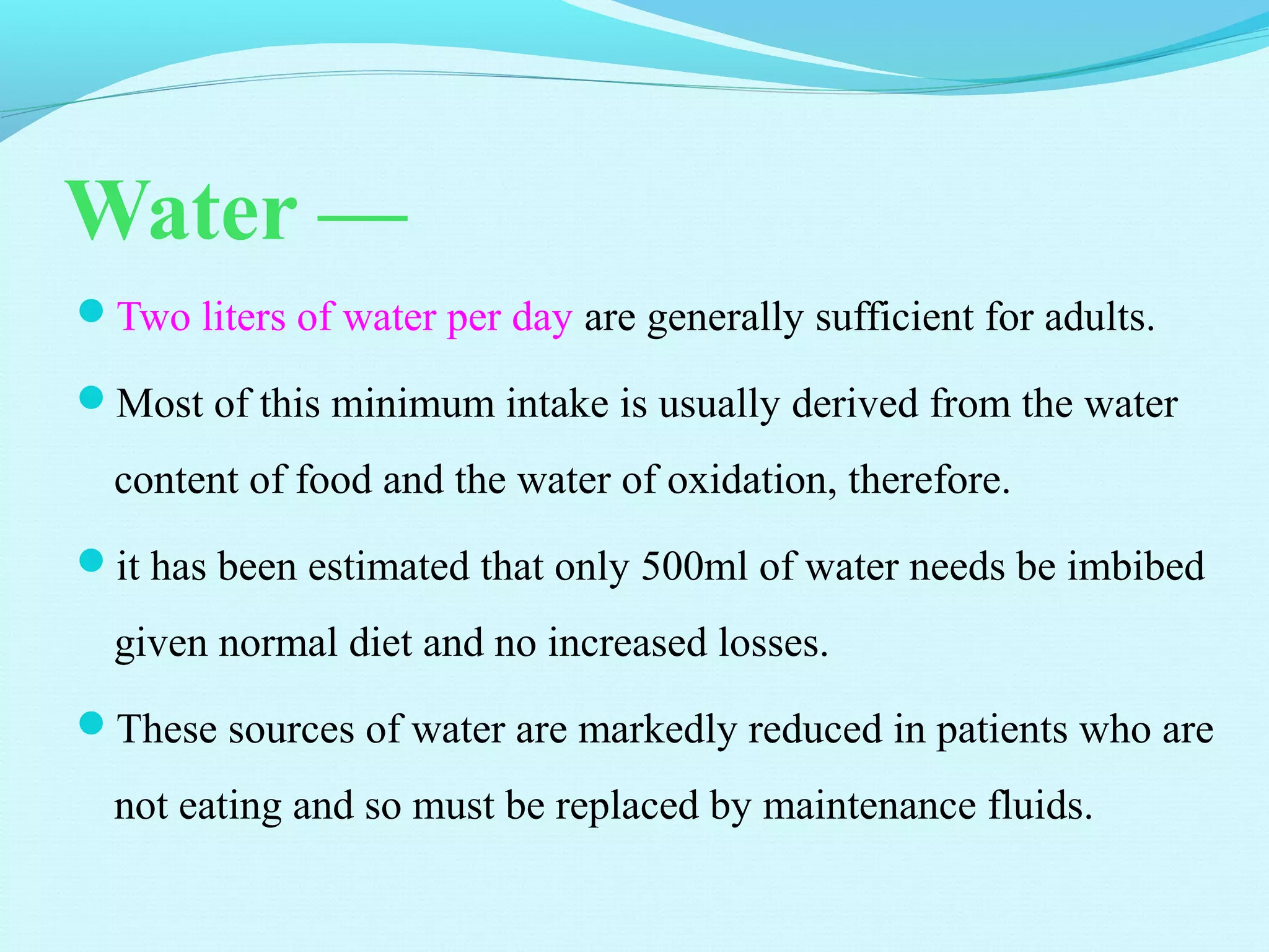 Fluids and electrolytes balance | PPT