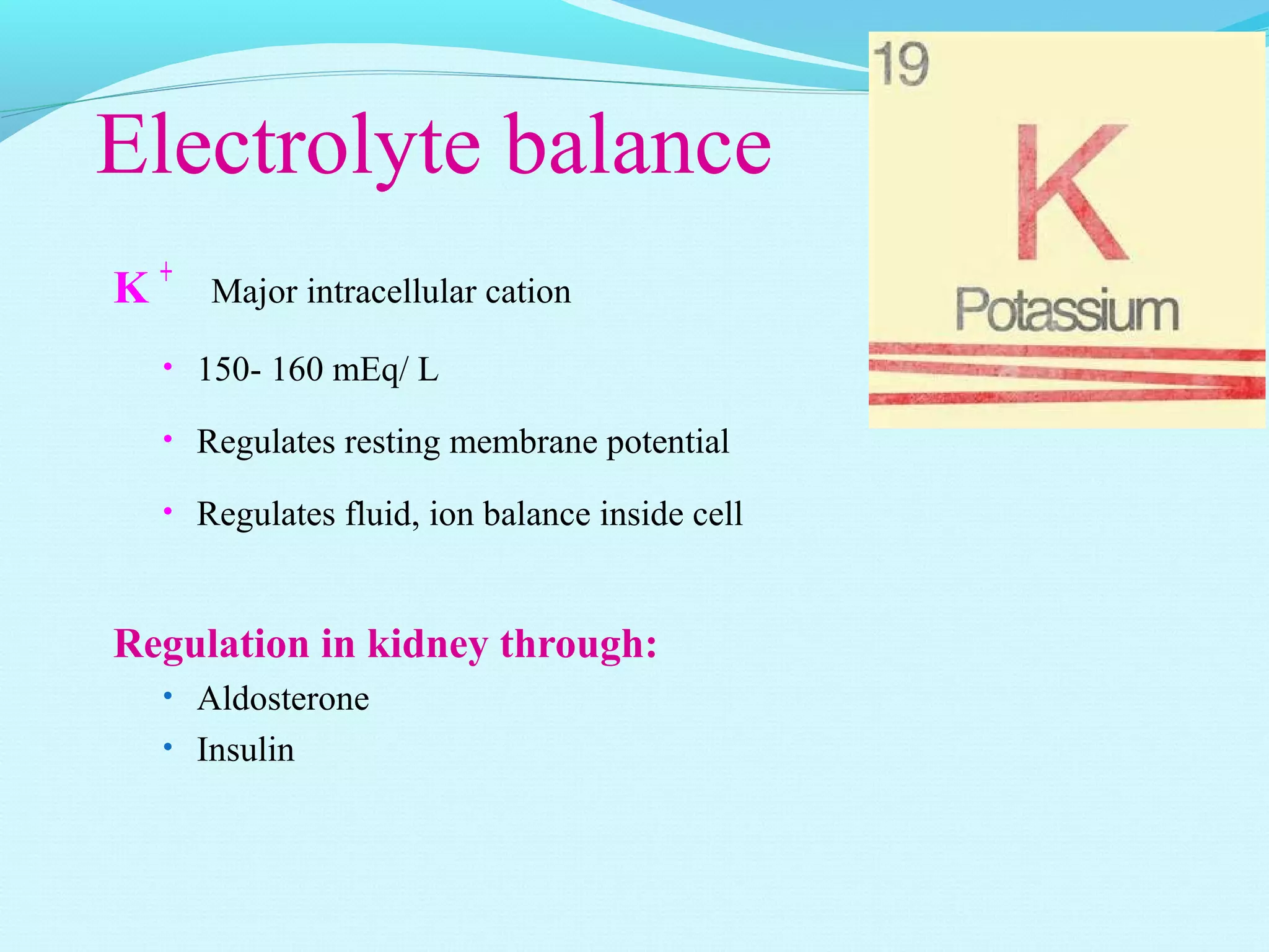 Fluids and electrolytes balance | PPT