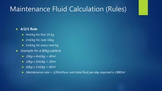 Fluids and electrolytes | PPT