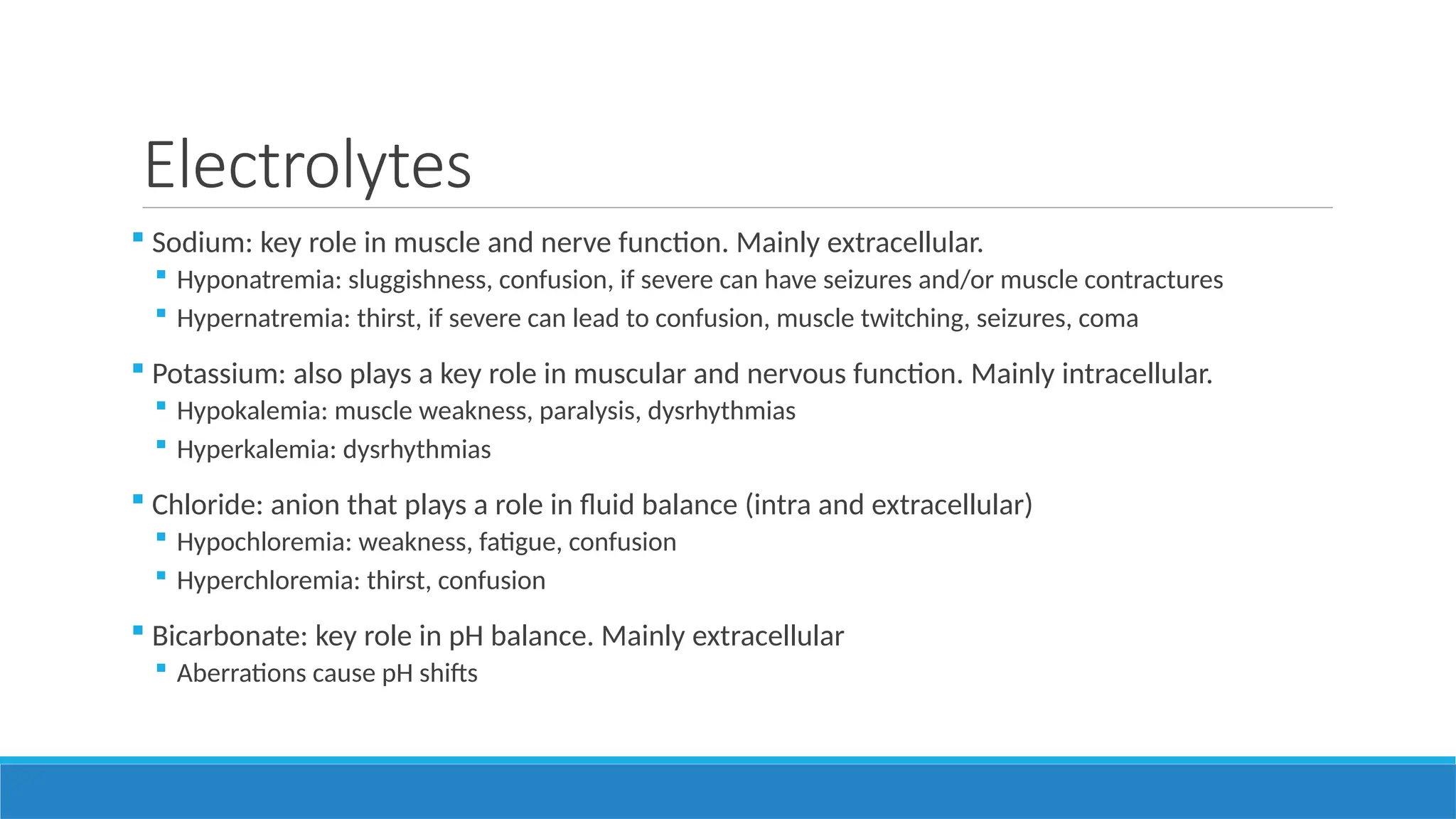 Fluids and Electrolytes Introduction ions | PPTX