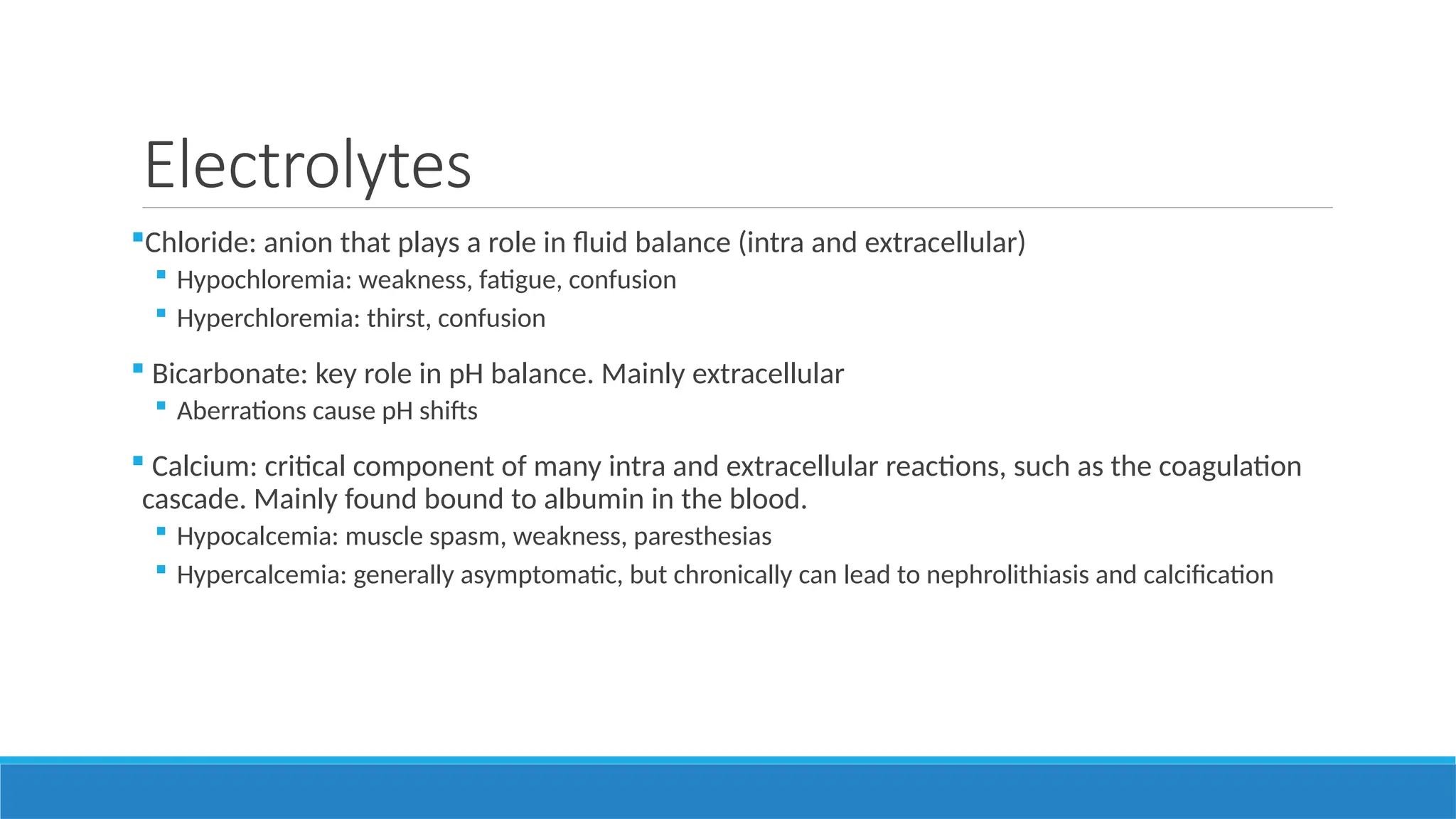 Fluids and Electrolytes Introduction ions | PPTX
