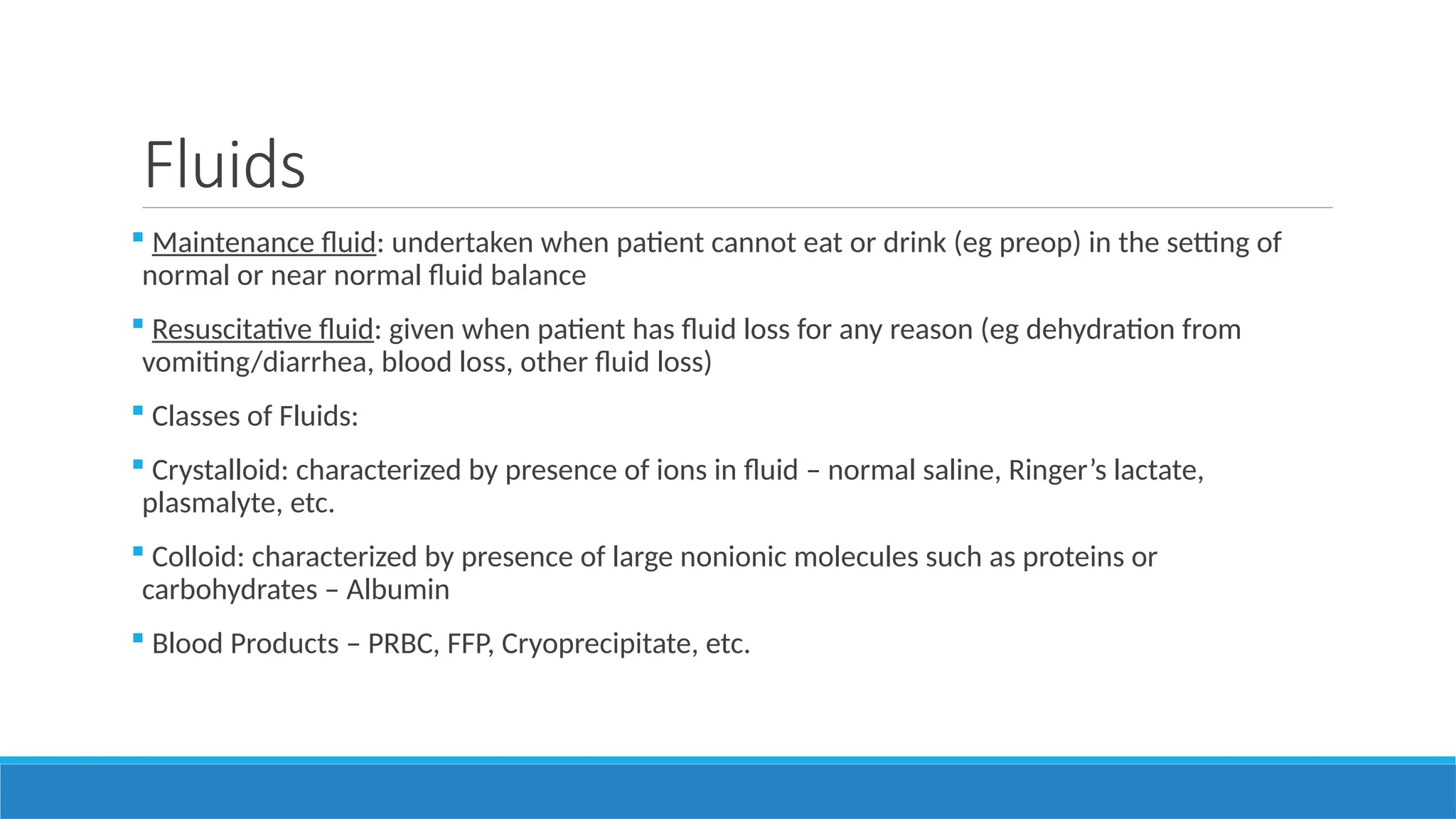 Fluids and Electrolytes Introduction ions | PPTX
