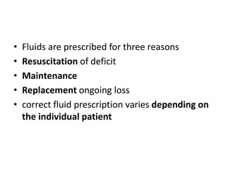 Fluids and electrolytes for sixth year | PPT
