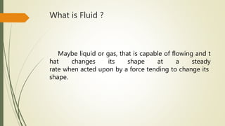 Fluids at rest | PPTX