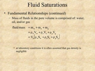 Fluid Saturation | PPT