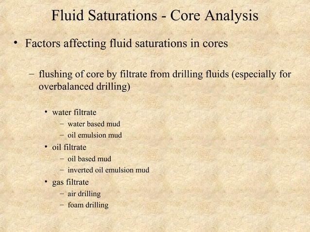 Fluid Saturation | PPT