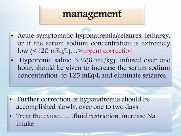 Fluid and electrolyte management in neonates. By Dr Rabab Hashem | PPT