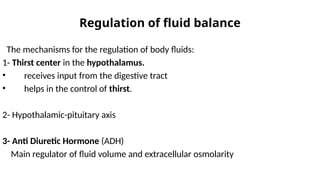 fluids & electrolyte, Fluid and electrolytes | PPTX