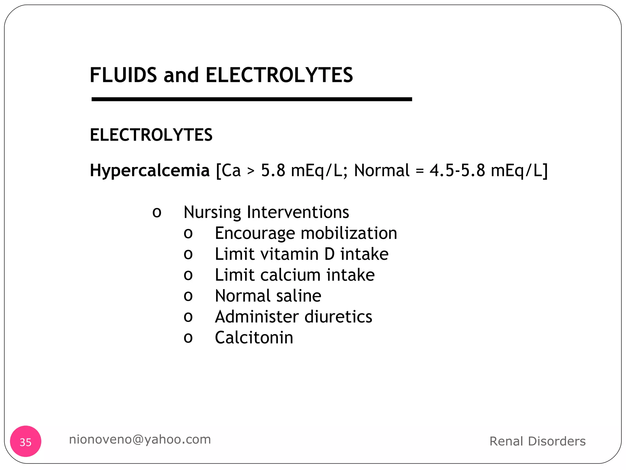 Fluids & Electrolytes | PPS