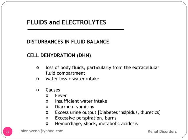 Fluids & electrolytes | PPT