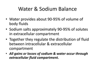 Fluids and electrolytes | PPTX