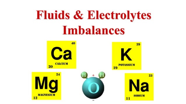 Fluids & electrolytes imbalances | PPT