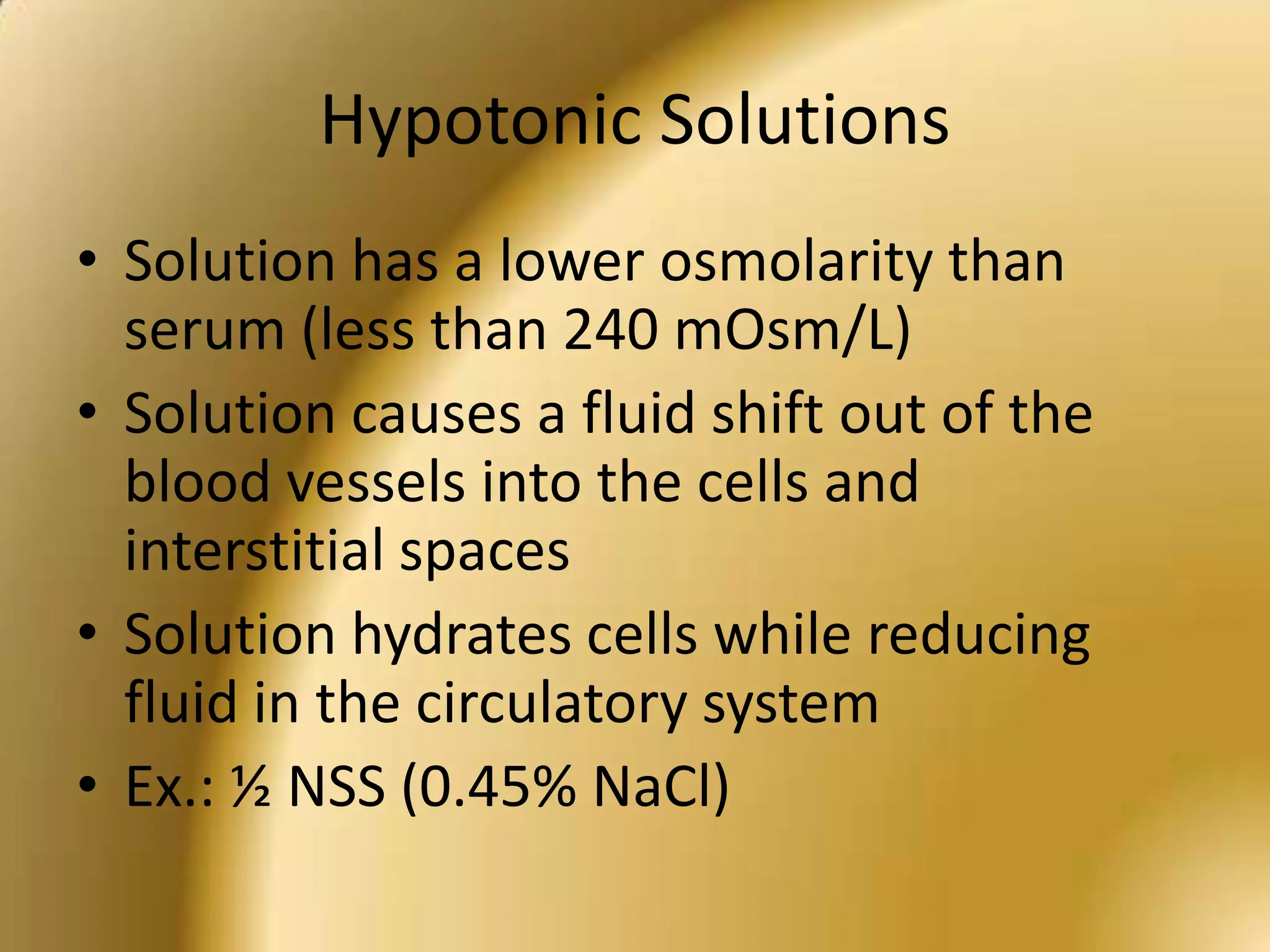 Fluids, Electrolytes & IV Therapy | PPTX
