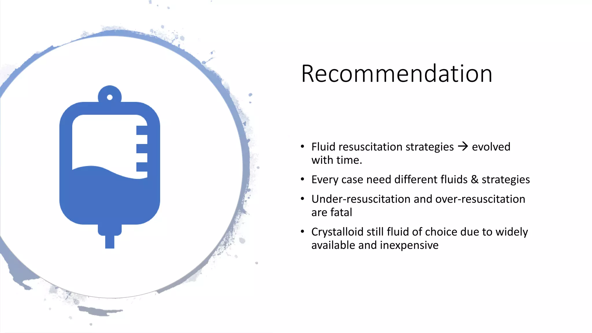 Fluids Resuscitation in Trauma | PPTX
