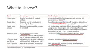 Fluids Resuscitation in Trauma | PPTX