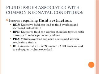 Comprehensive Guide to Neonatal Fluids, Electrolytes, and Nutrition ...