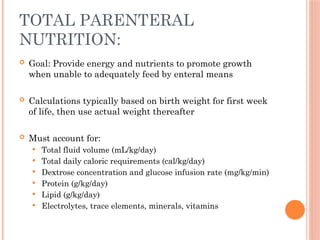 Comprehensive Guide to Neonatal Fluids, Electrolytes, and Nutrition ...
