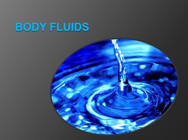 Fluids, nutrition and blood transfusion | PPTX