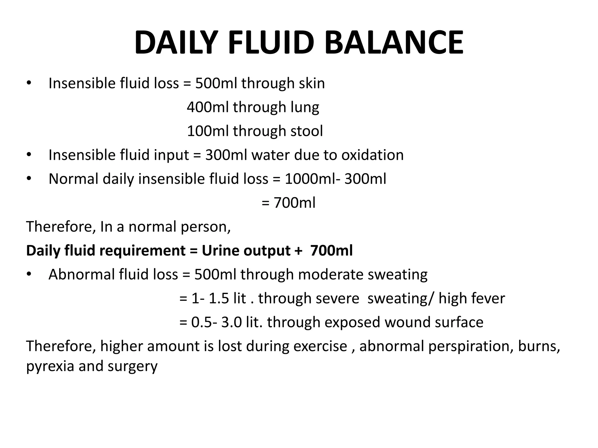 Fluids and electrolytes ppt | PPTX