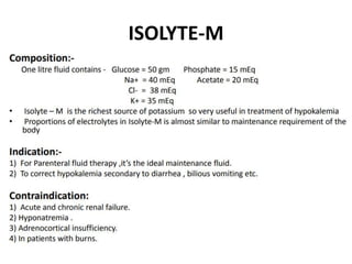 Fluids and electrolytes ppt | PPTX