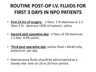 Fluids and electrolytes ppt | PPTX