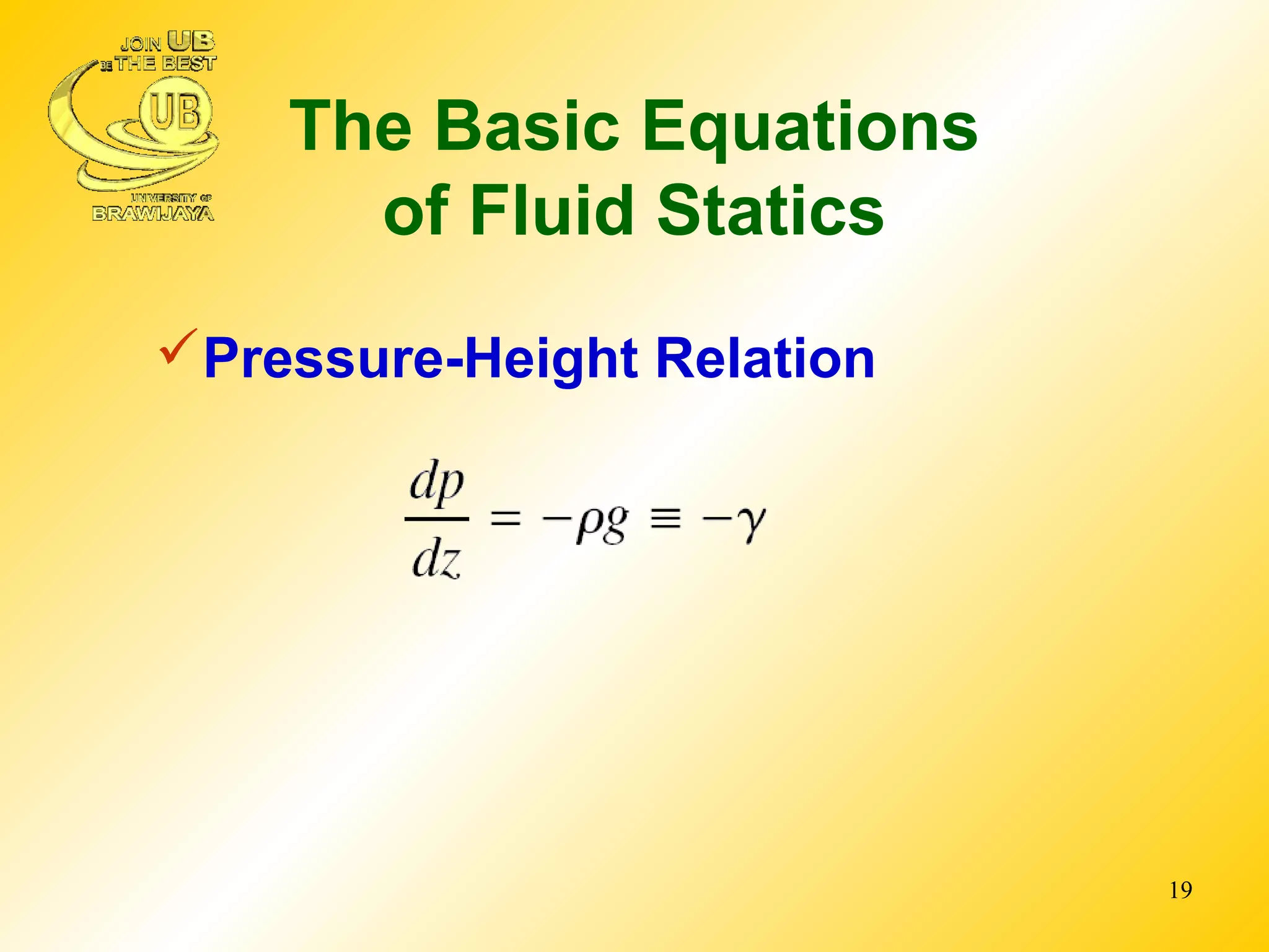 Fluid statics of fluid mechanic | PPT