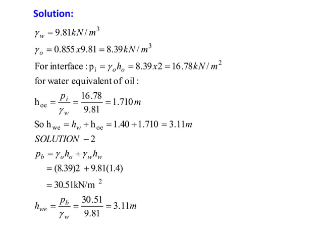 Fluid Statics 1.pptx | Physics | Science