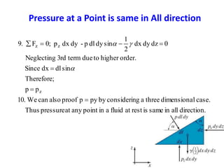 Fluid Statics 1.pptx | Physics | Science