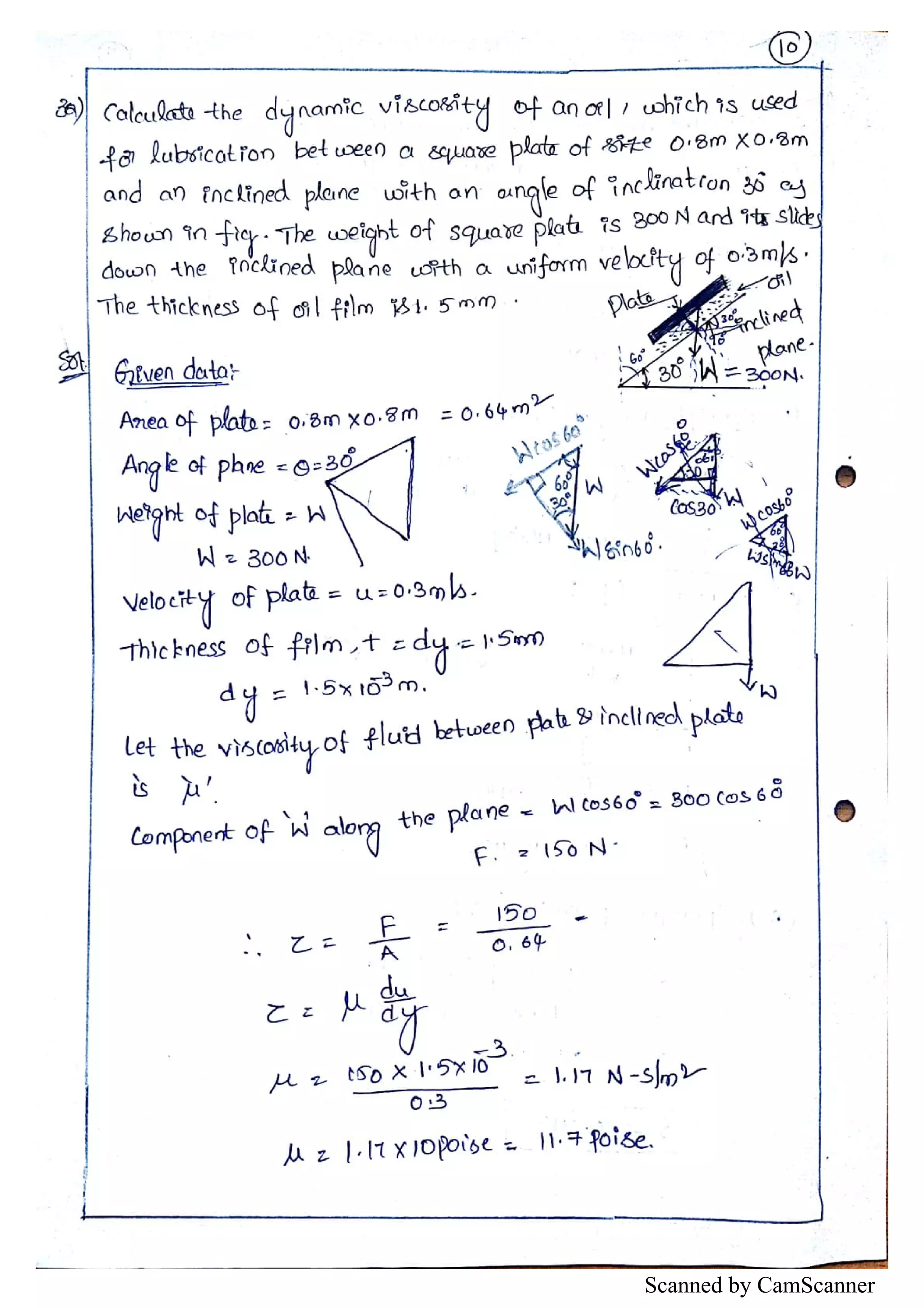 Unit I : Fluid statics notes | PDF