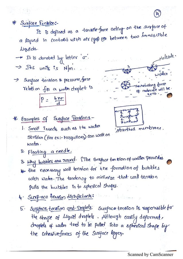 Unit I : Fluid statics notes | PDF