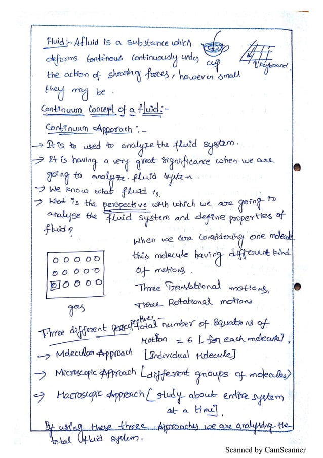 Unit I : Fluid statics notes | PDF