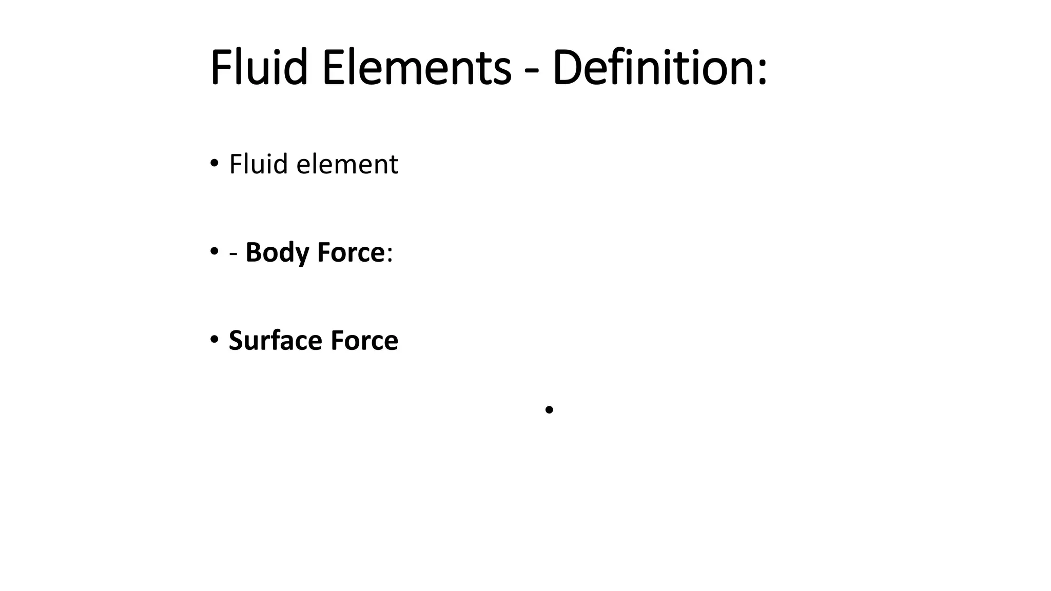 Fluid statics Part - I, Basic equations of fluid statics | PPTX