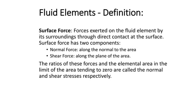Fluid statics Part - I, Basic equations of fluid statics | PPTX ...