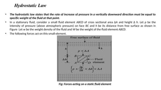 Fluid statistics and Numerical on pascal law | PPTX