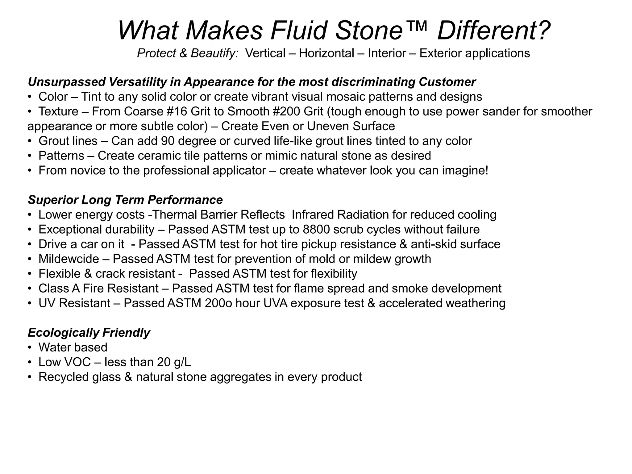 Fluid stone in action! What is Fluid Stone? | PPTX