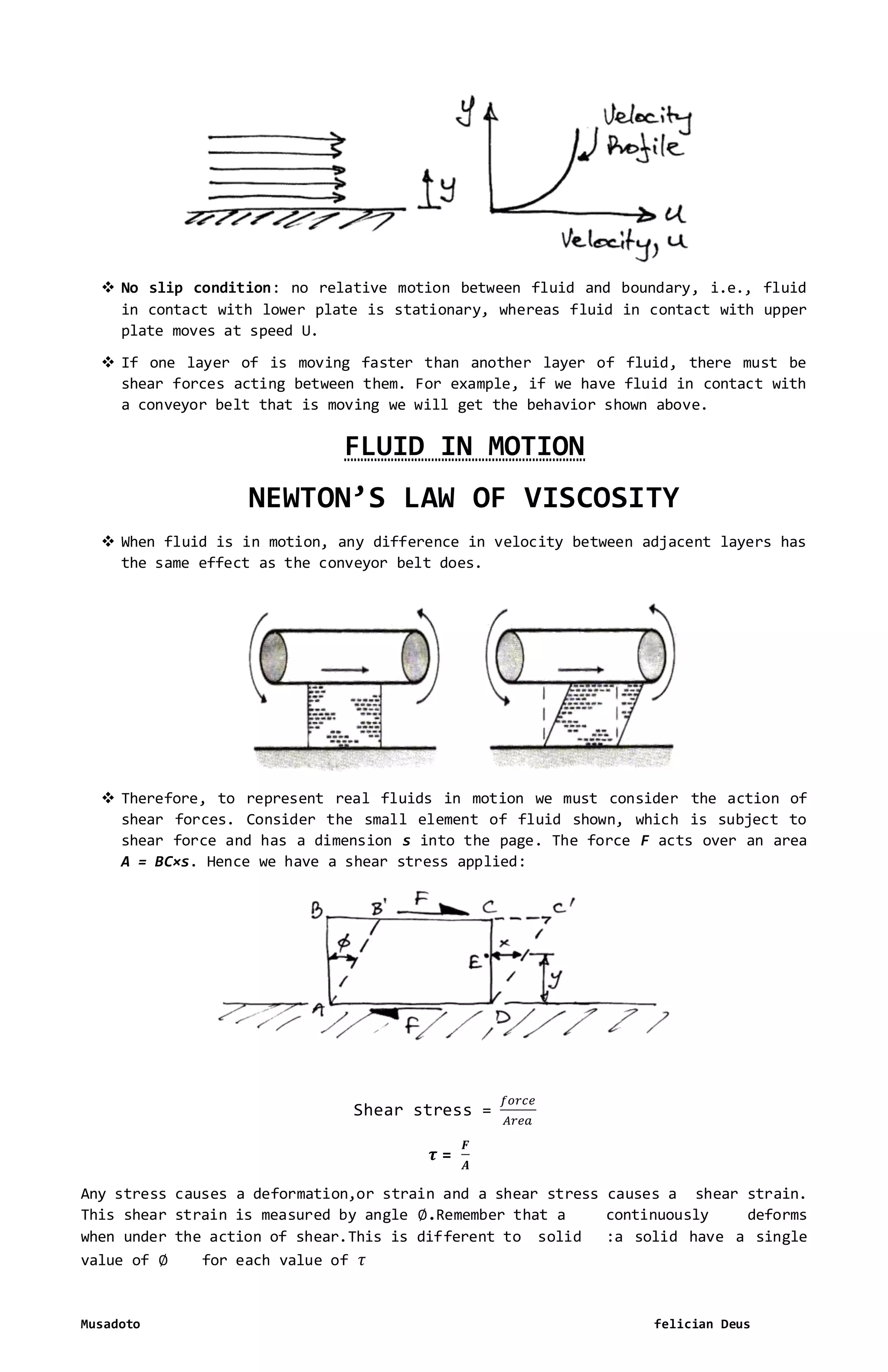 Fluid mechanics . | DOCX