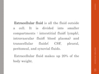 Fluid therapy | PPTX