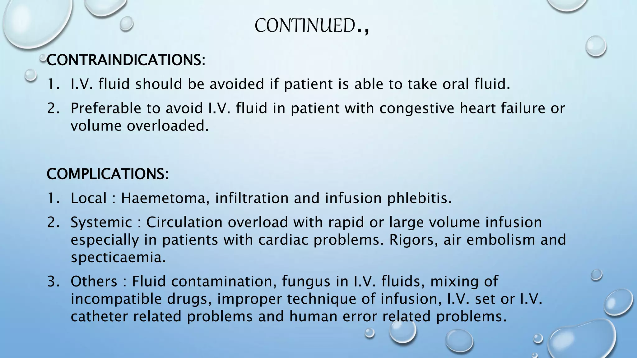 Fluid theraphy | PPT