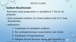 Fluid theraphy | PPTX
