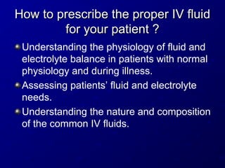 Fluid therapy | PPT