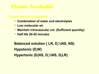 Fluid therapy 16.11.08 | Blood Disorders | Diseases and Conditions