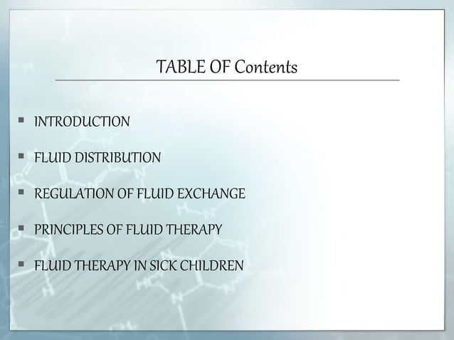 Fluid therapy | PPT