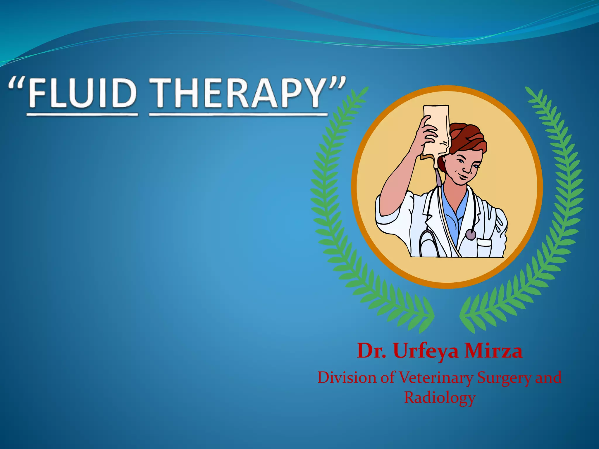 Fluid therapy | PPT