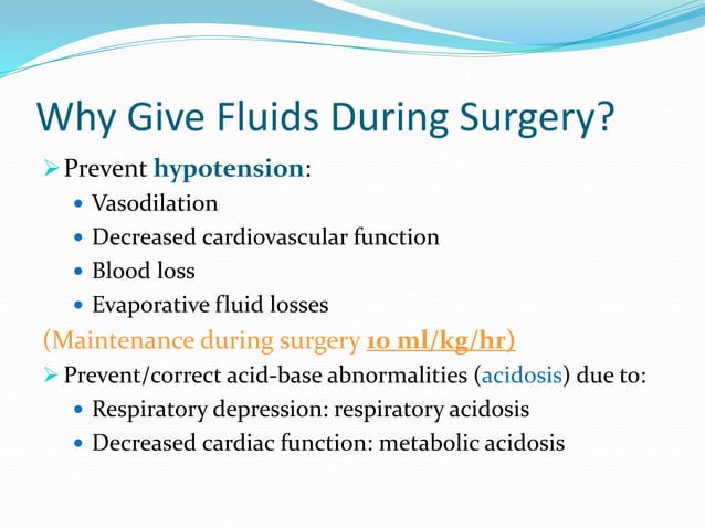 Fluid therapy | PPTX | Blood Disorders | Diseases and Conditions