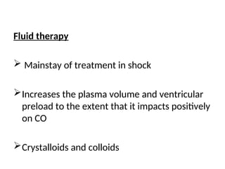 Fluid Therapy and plasma expanders with pharmacology | PPT